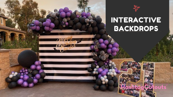 How to create a backdrop that is more interactive – Hashtag Cutouts