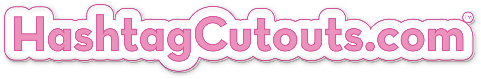 Custom Cardboard Standee Cutout – Hashtag Cutouts