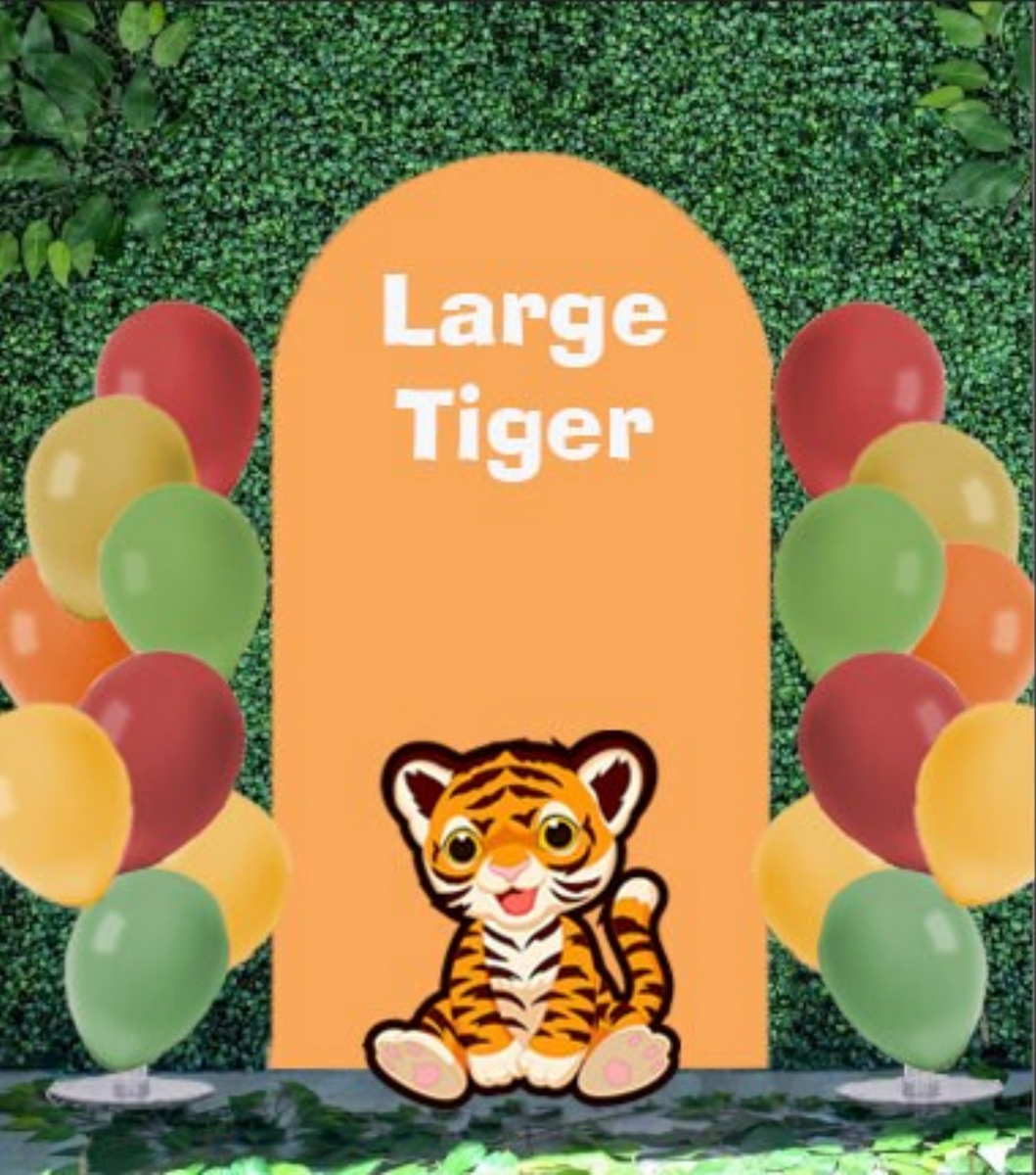 Cute Tiger Cutout | Baby Shower Props and Decor | Safari Theme ...
