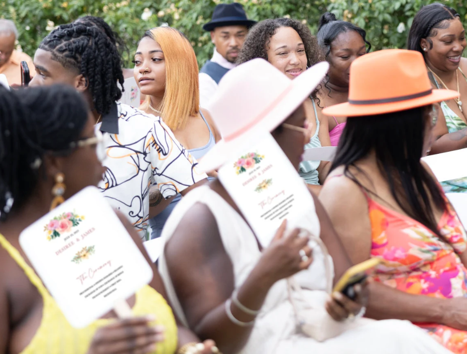 Wedding Fans – Hashtag Cutouts