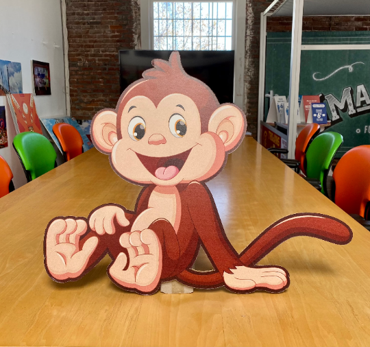 Printable Monkey Themed Baby Shower Centerpieces Top Monkey Baby