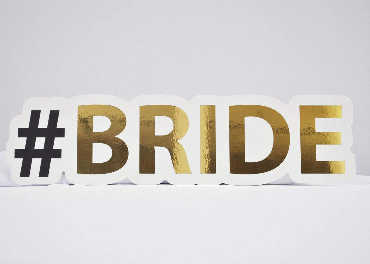 Gold Hashtags | Custom Wedding Hashtag Party Props | Custom Hashtag Si ...